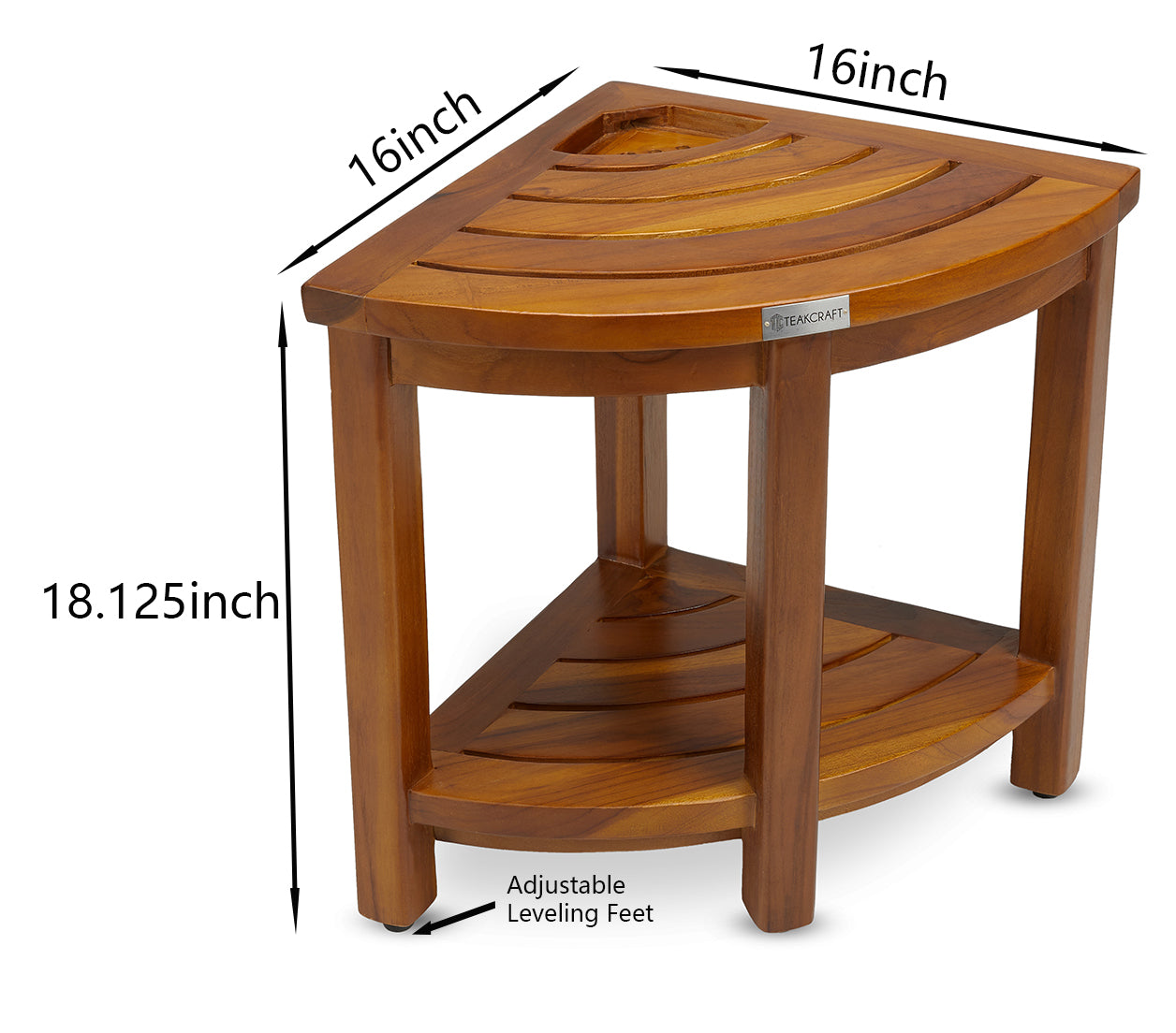 The LOKI, Teak Corner Bench With Basket – TeakCraft