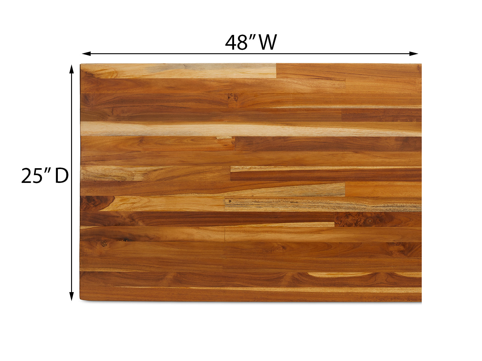 The MODI, Teak Counter Top 1.5inch Thickness – TeakCraft