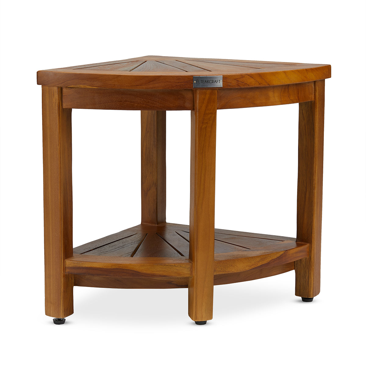 The SAGA, Teak Corner Shower Bench – TeakCraft