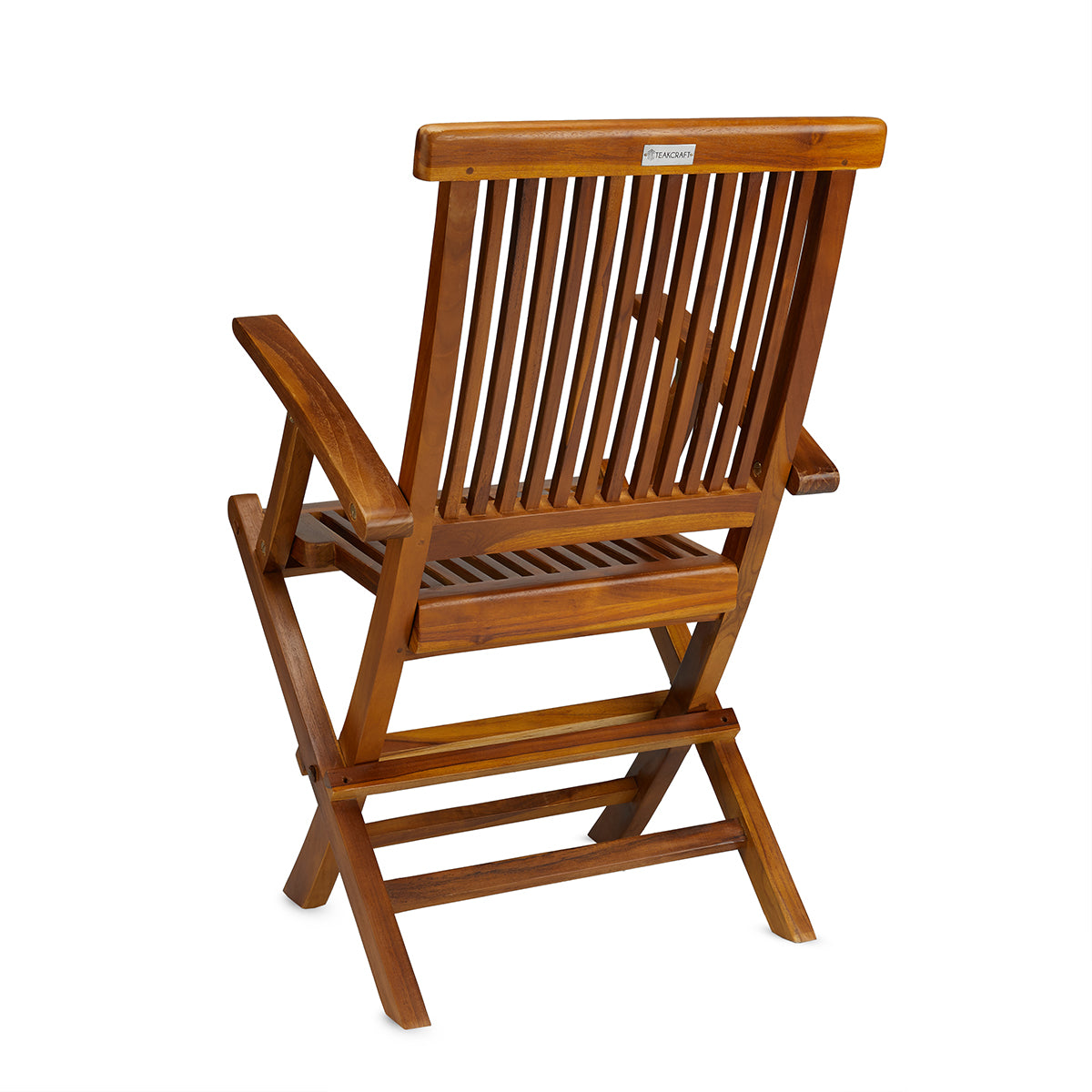 Teak Folding Arm Chair – TeakCraft
