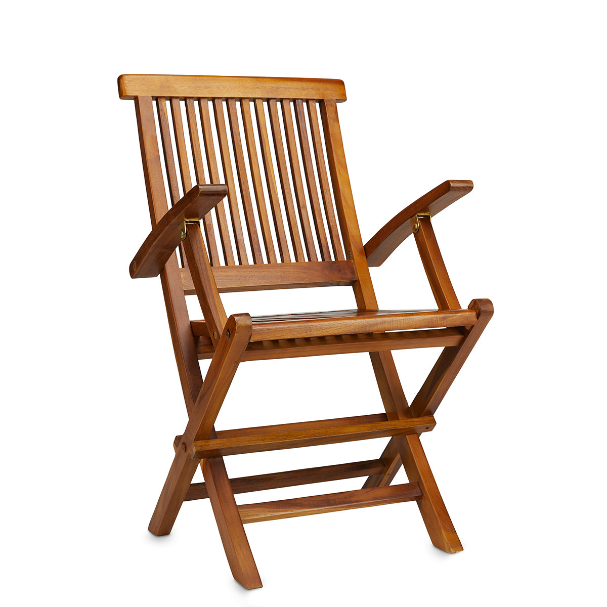 Teak Folding Arm Chair – TeakCraft